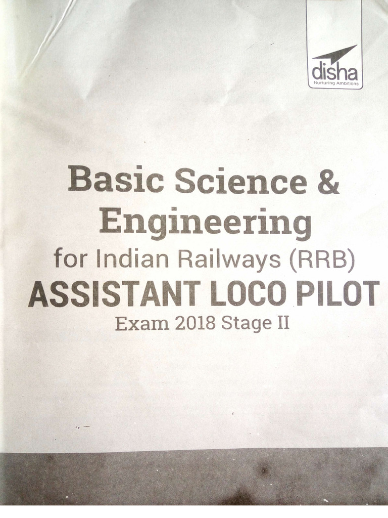 Basic Science and Engg RRB ALP CBT2 Disha Publications | PDF
