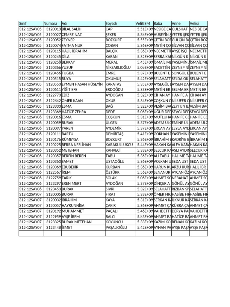 Fatma Veli Randevu | PDF