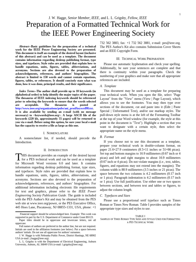 0 - 0 - 1 Manual de Estilos - Ingles IEEE | PDF | Typefaces | International System Of Units