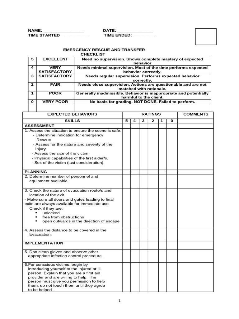 Disaster Checklist EDITED 2024 1 | PDF | First Aid | Emergency