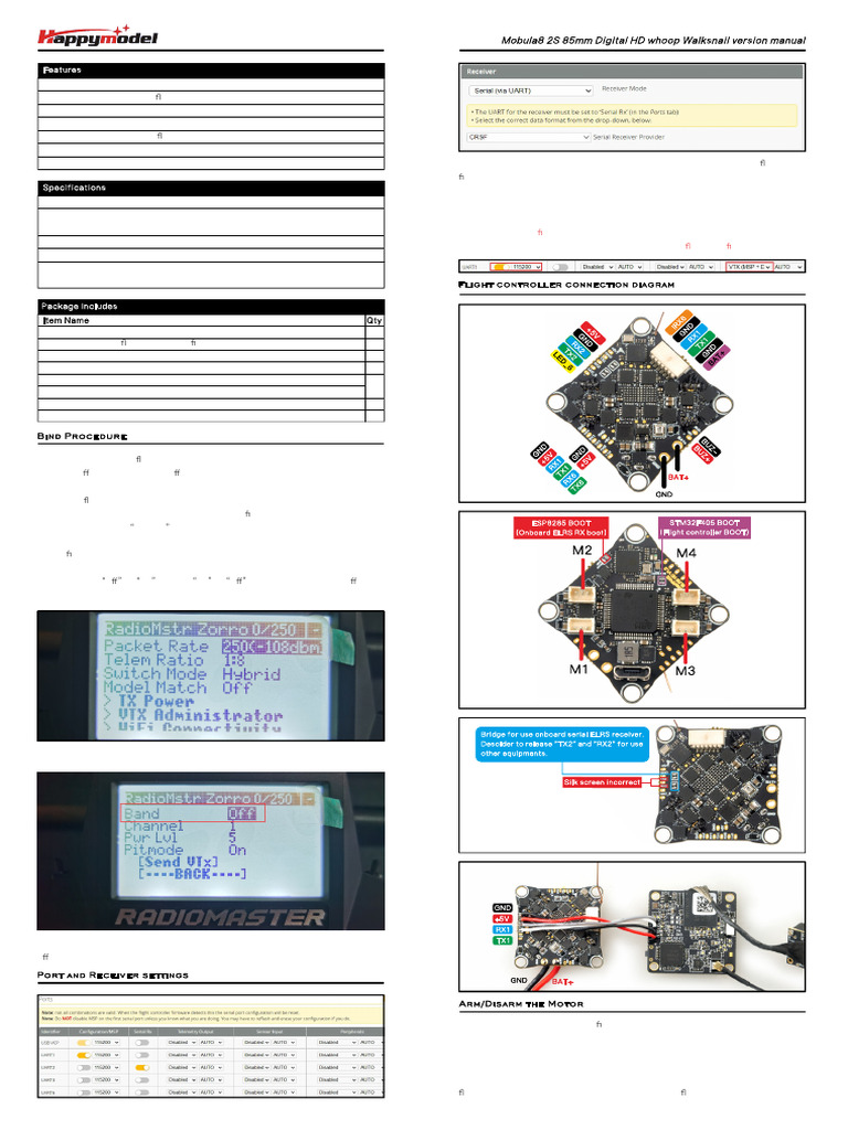Mobula8 Walksnail Setup Guide | PDF | Device Driver | Computer Hardware