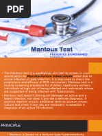 Mantoux Tuberculin Skin Test Record Form | PDF