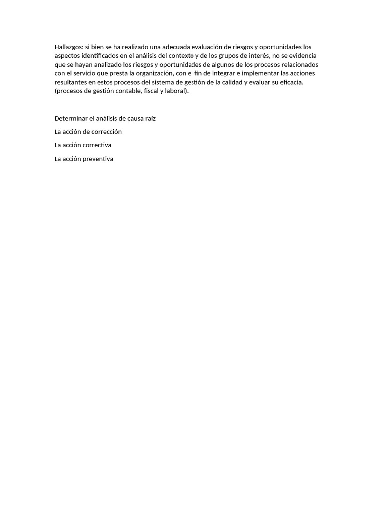 Hallazgos Casuistica | PDF