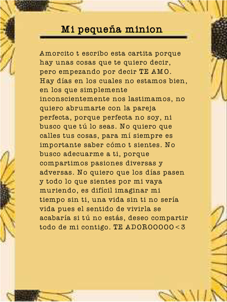 Mi Pequeña Minion | PDF