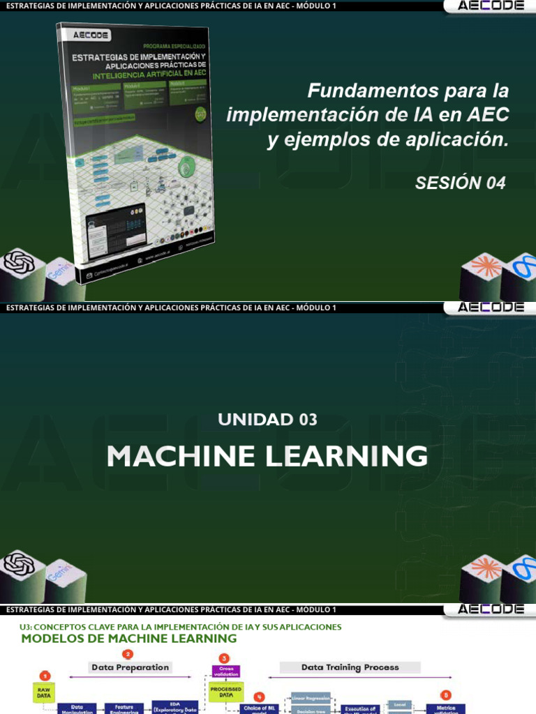 M1 - Sesión 4 - Estrategias de Implementación y Aplicaciones Prácticas de Ia en Aec | PDF ...