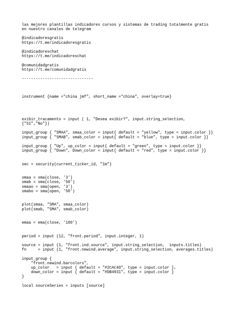 Script China Iqoption @indicadoresgratis | PDF