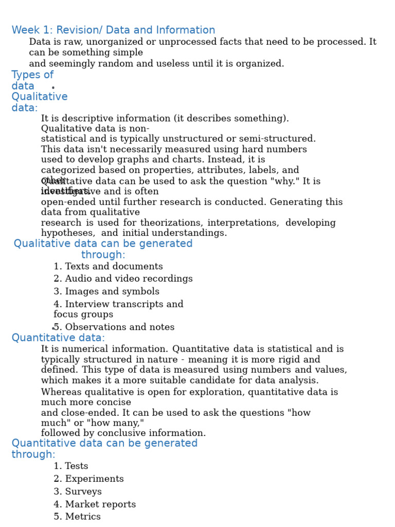 Understanding Data and Information Types | PDF | Radio | Operating System