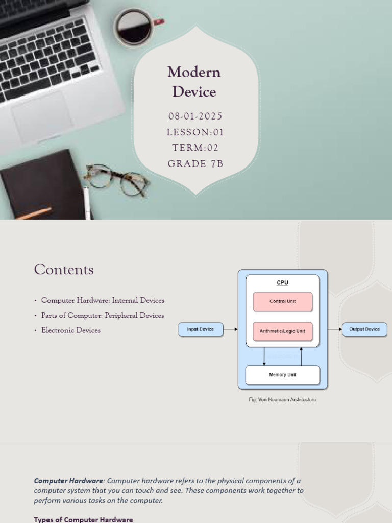 Grade 7_Modern Devices_Class 1 | PDF | Computer Data Storage | Random ...
