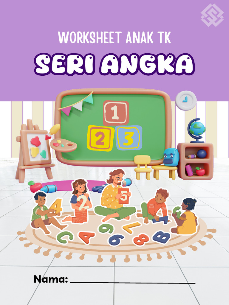Worksheet Anak Seri Mengenal Angka | PDF
