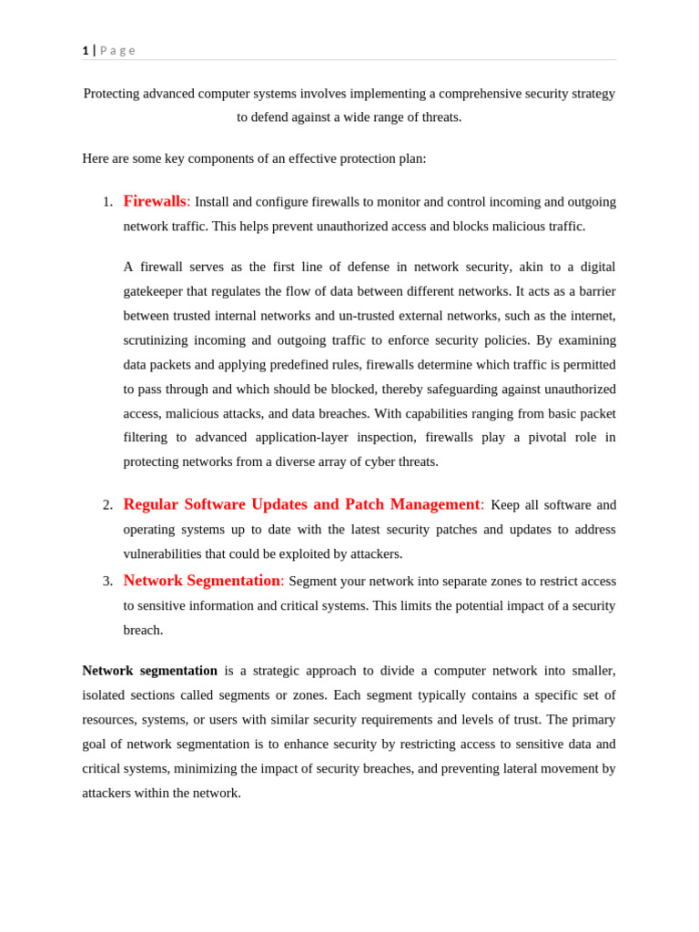 Advanced Computer System Protection | PDF | Security | Computer Security