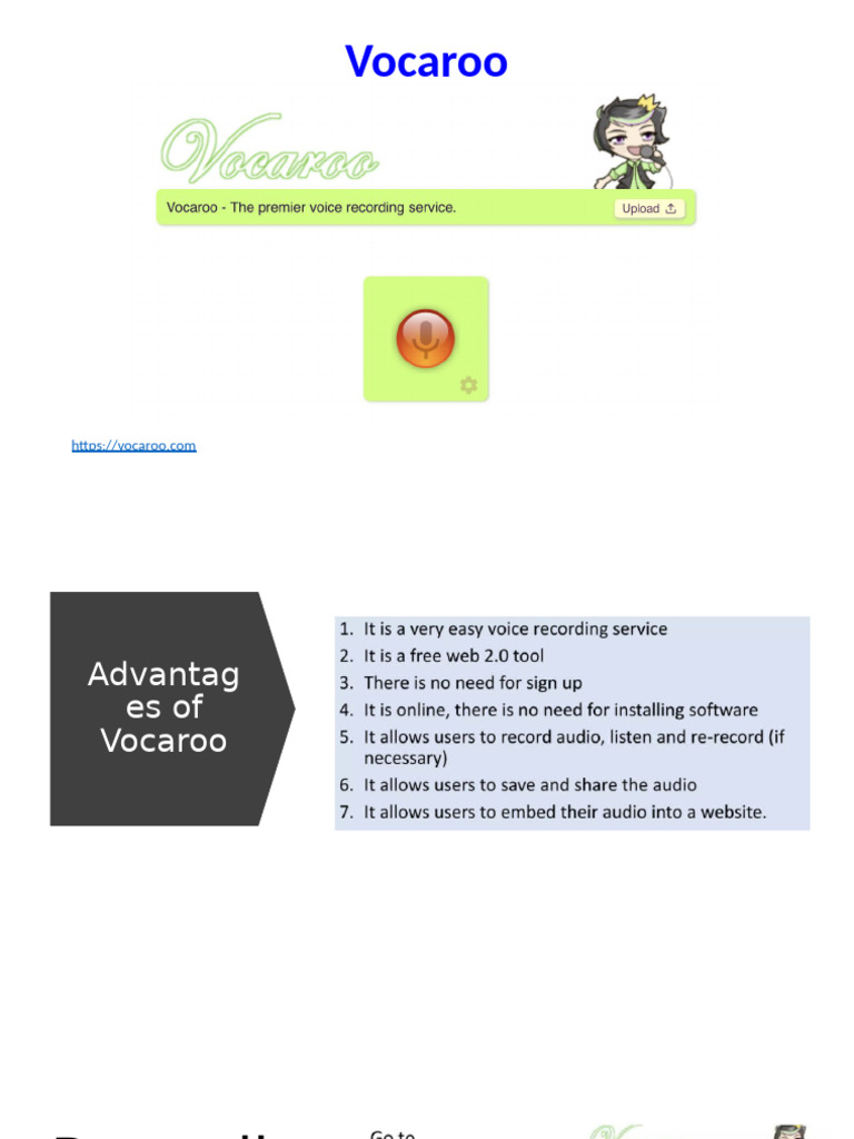 Vocaroo | PDF
