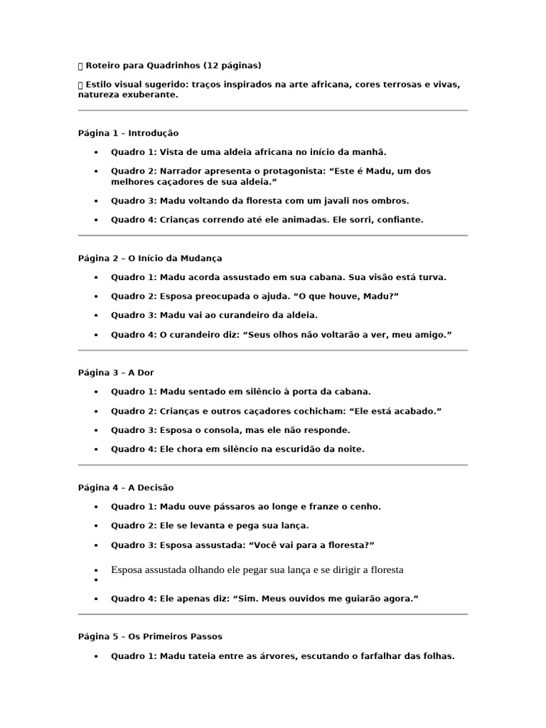 A Jornada de Madu: Superando a Cegueira | PDF