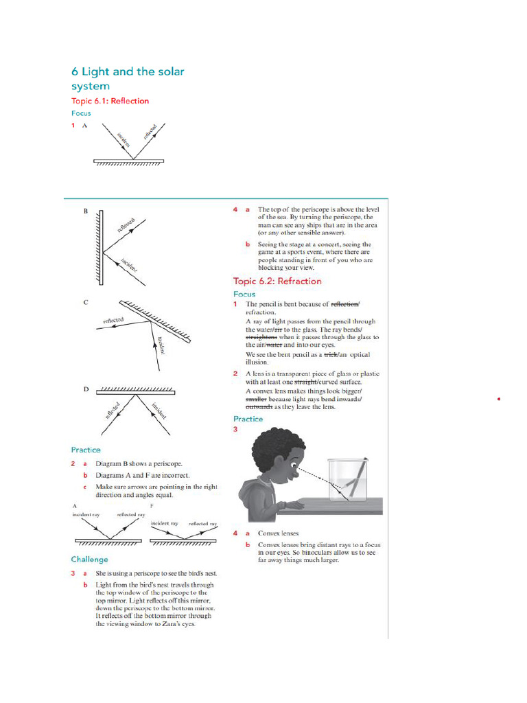 Grade 5 Science Unit 6 Workbook Answerkey | PDF