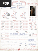 The One Ring Character Sheet | PDF