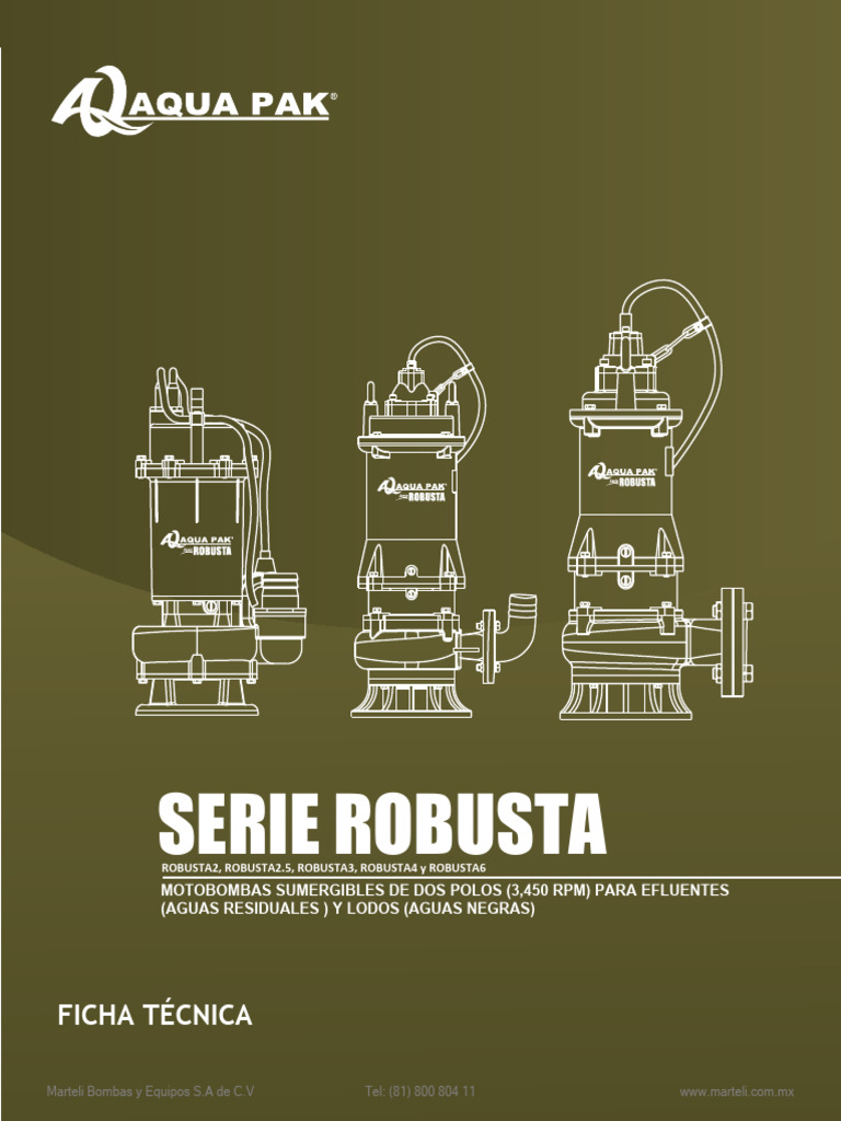 FICHA TECNICA ROBUSTA Min | PDF | Materiales