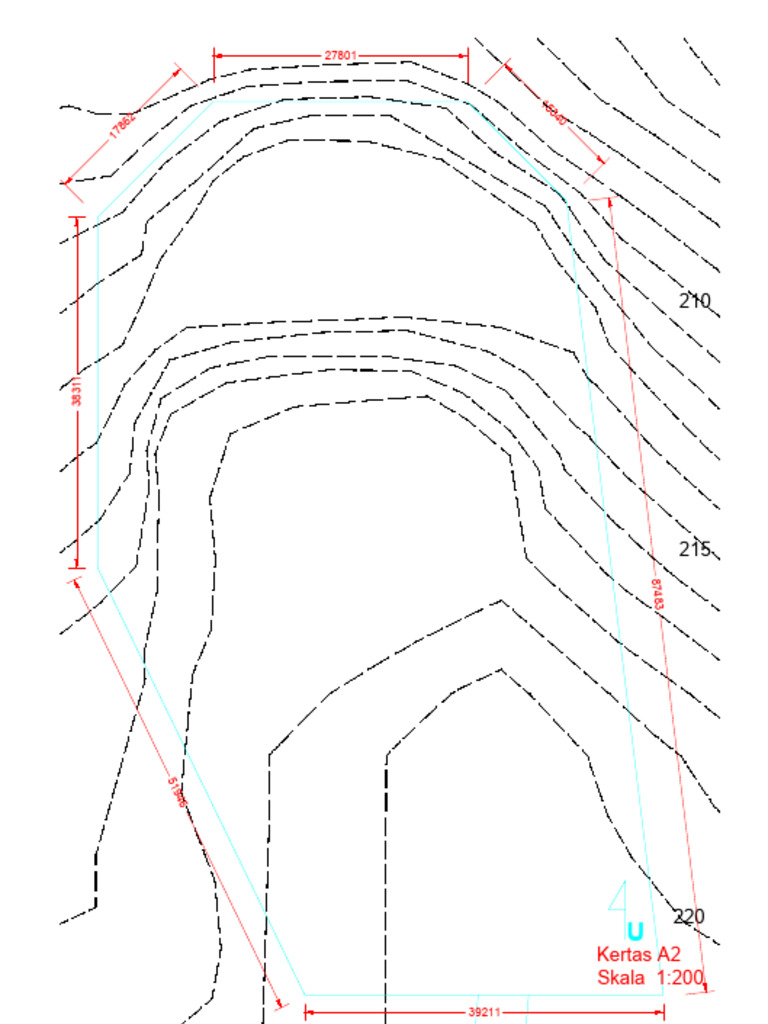 Peta Kontur Petung - A2-200 | PDF