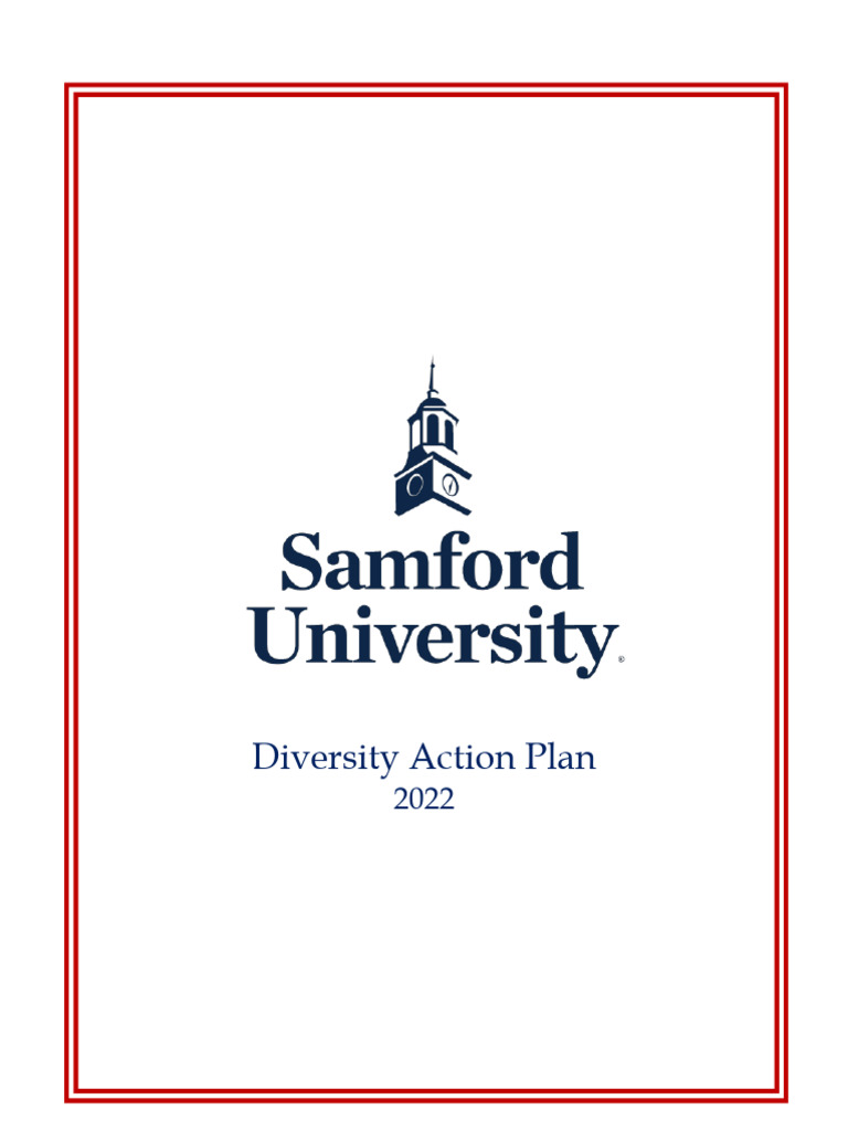 Samford University Diversity Action Plan | PDF | Recruitment | Leadership