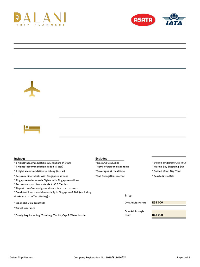 Phalaphala FM Singapore & Bali Trip 2025 | PDF