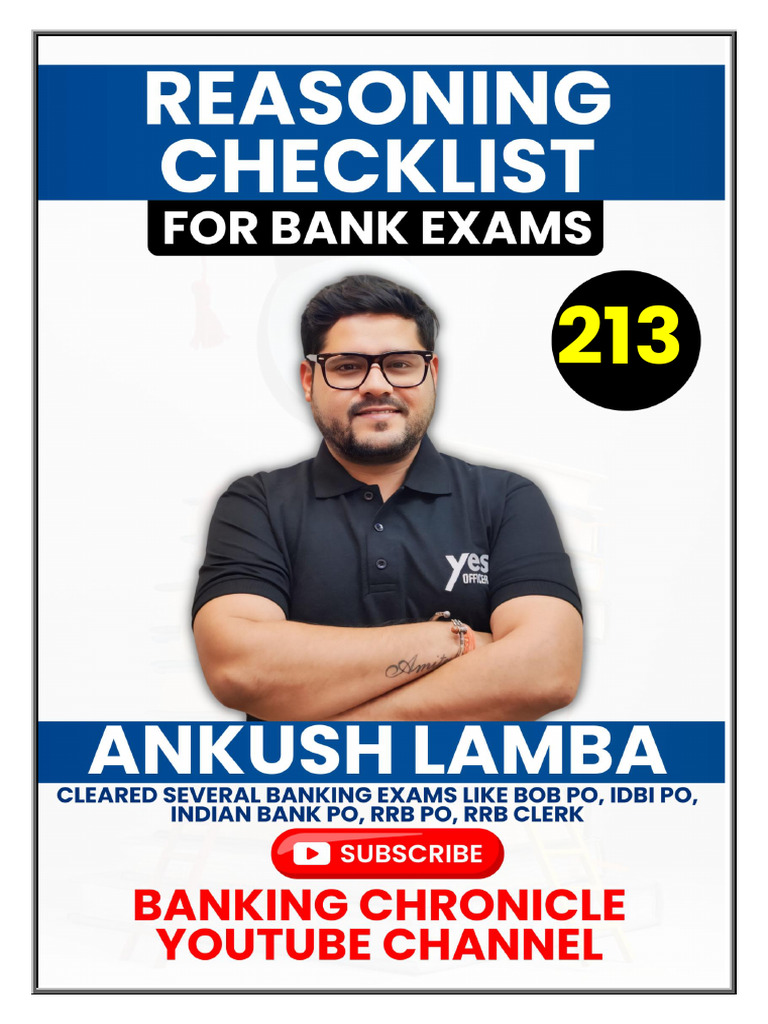 CHECKLIST - 213 1 Ques Left | PDF