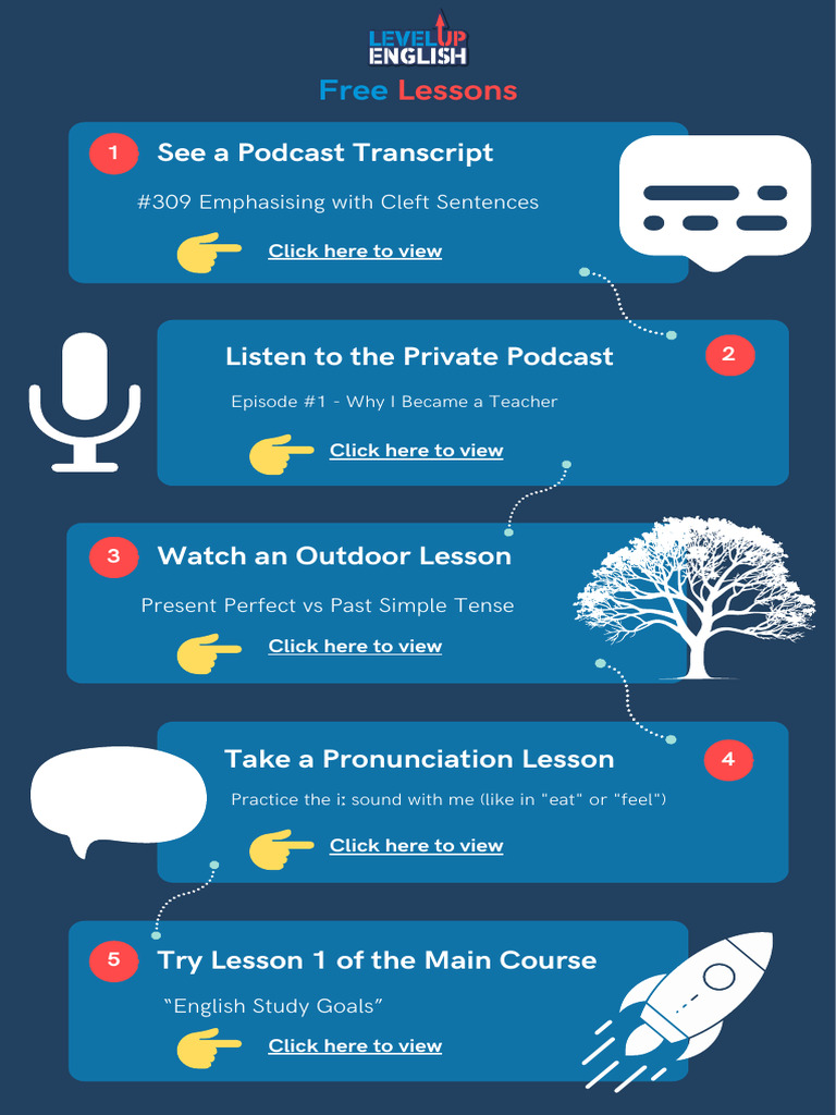 Level Up English Free Lessons | PDF