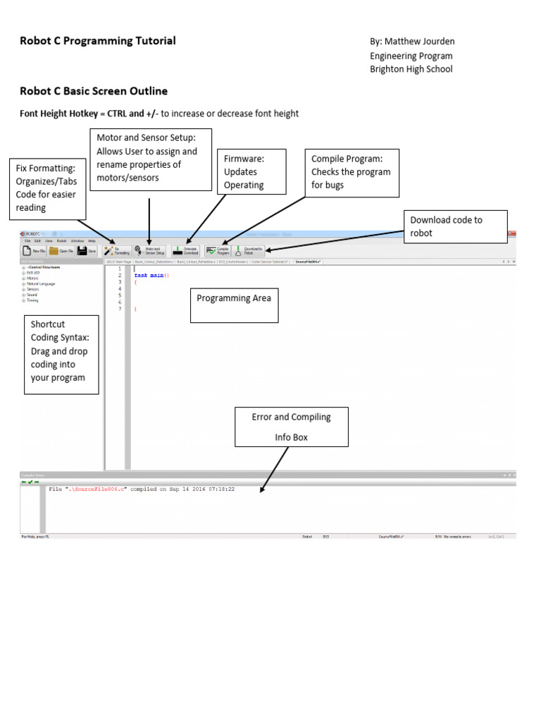 Read This First Robotc - Tutorial K | PDF | Computing | Software