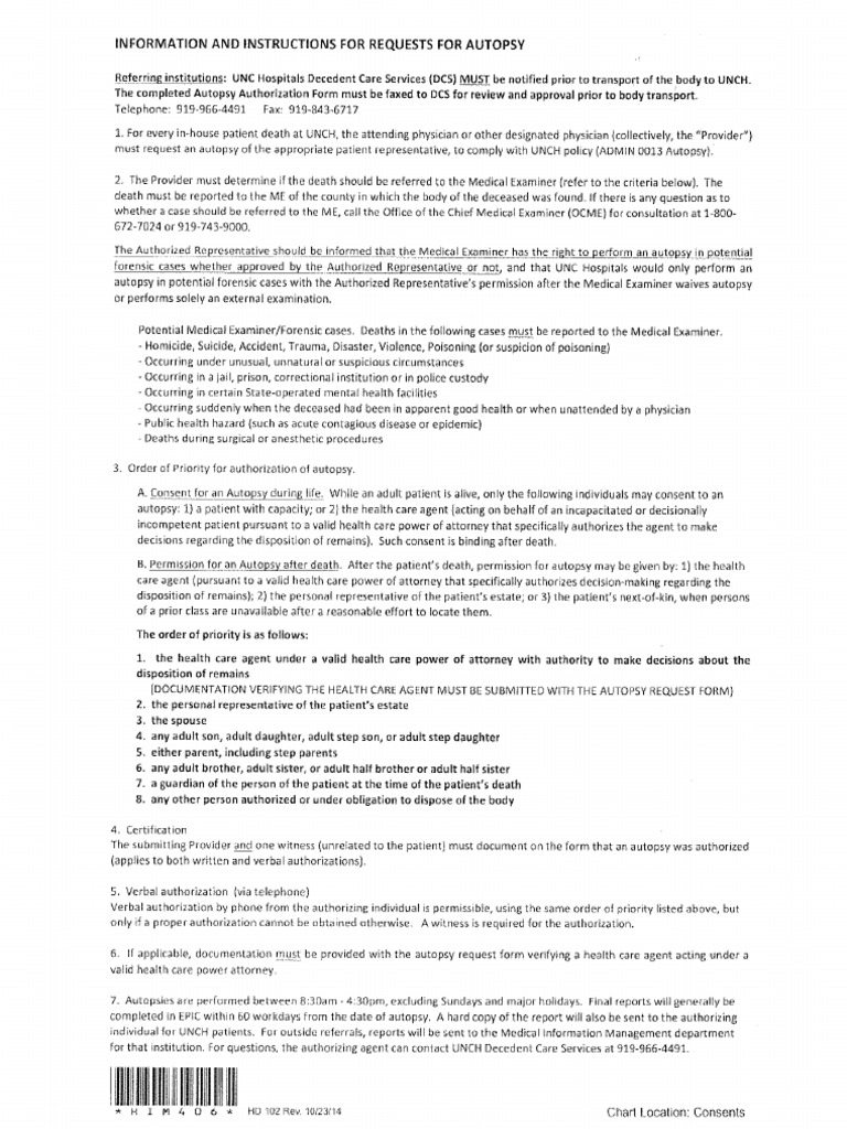 PDF Mclendon Labs Forms Autopsy | PDF