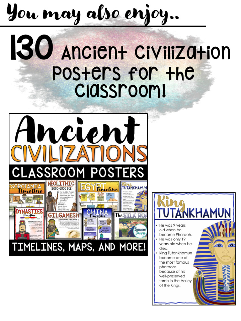 Ancient Civilizations Classroom Posters | PDF