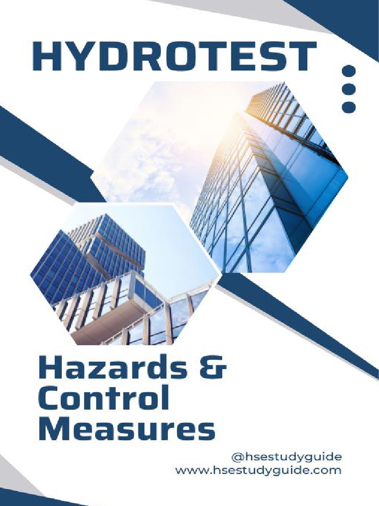 Hydrotest Safety: Hazards & Controls | PDF | Safety | Risk