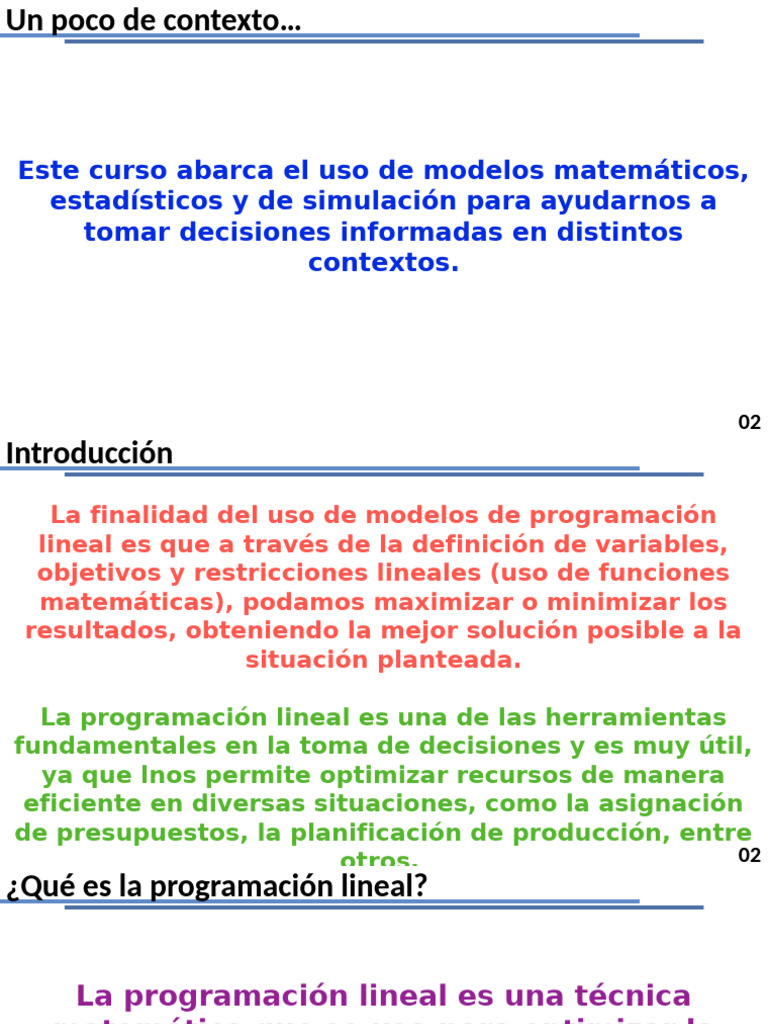 Modelos de Programación Lineal Basico | PDF | Programación lineal