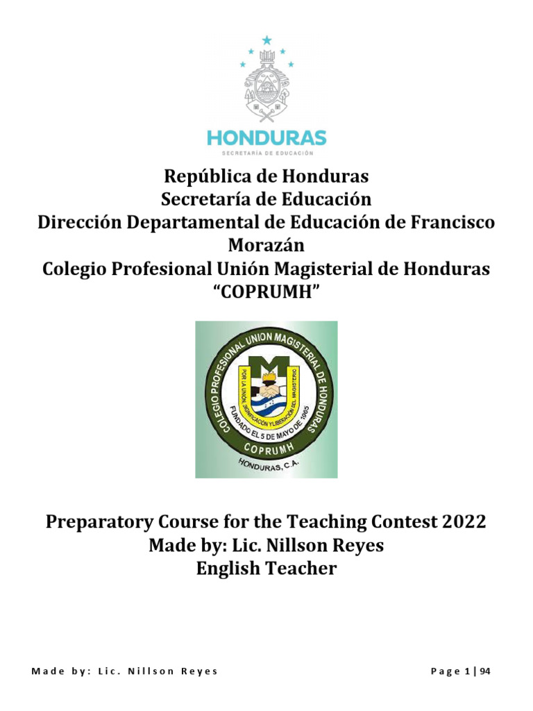 Preparatory Course Pdf Adjective Verb