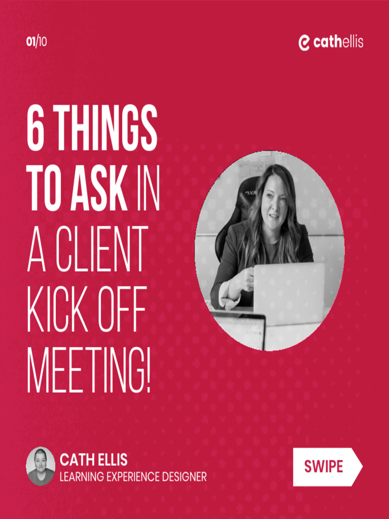 6 Things To Ask in A Client Kick Off Meeting | PDF
