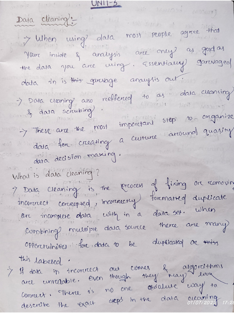 Data Science Unit 3 Pdf