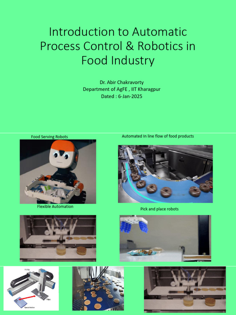 1 Introduction to Automatic Process Control and Robotics in Food ...