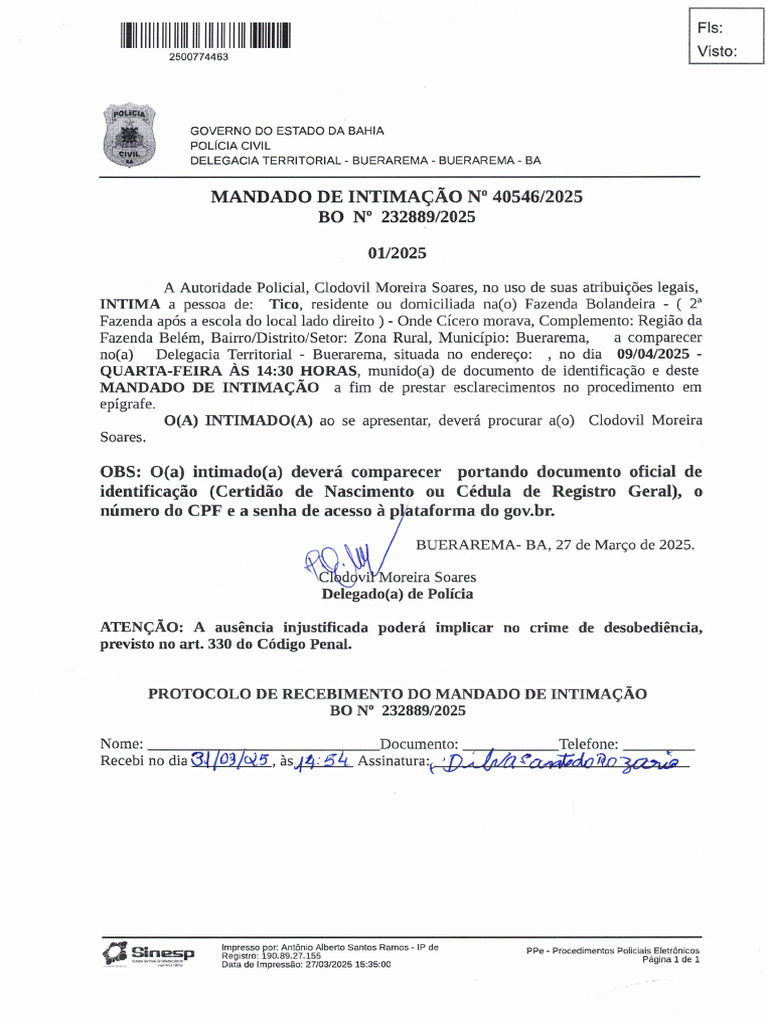 Bo 232889-2025 - Tico - 095728 | PDF