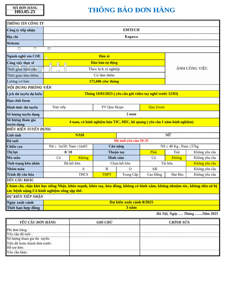 ĐƠN H03.04-25 Kagawa, Hàn Xì | PDF