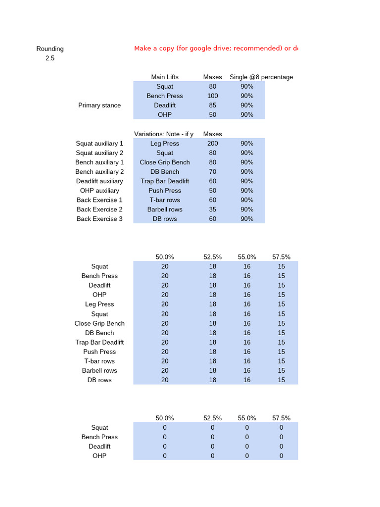 699286535-SBS-Linear-Progression - копия | PDF | Strength Training ...