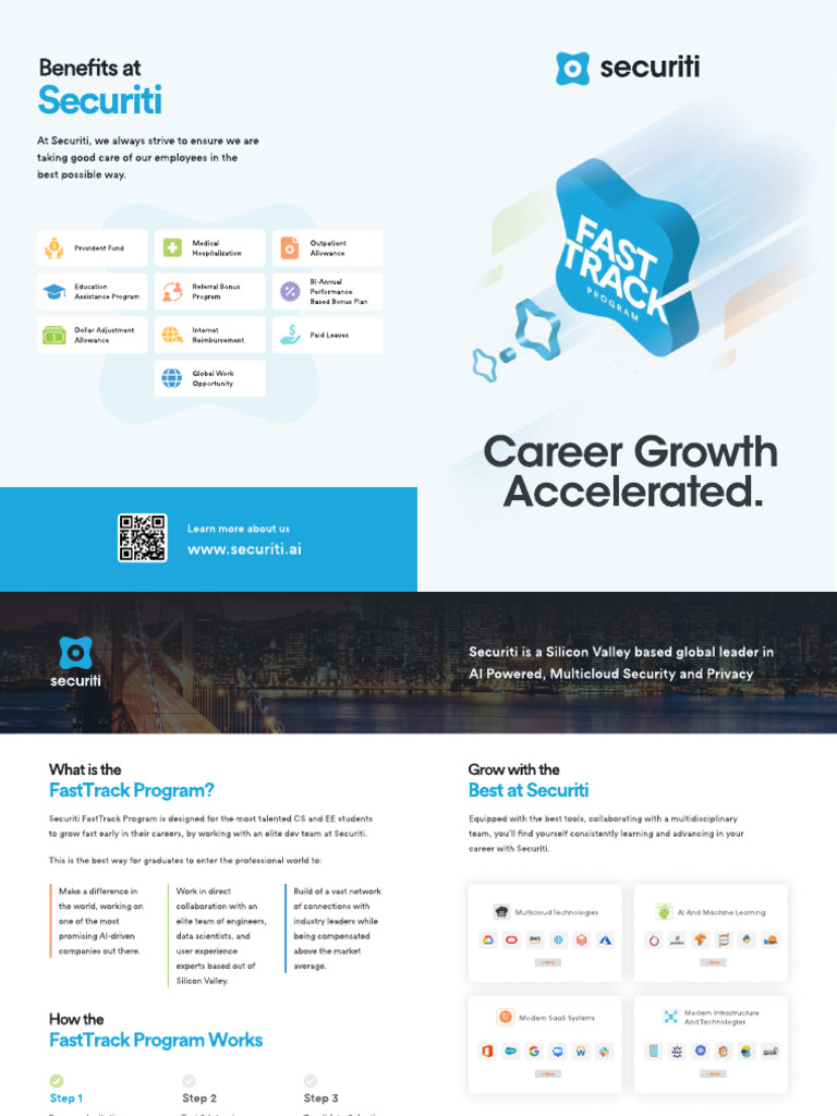 Talent Brochure Fast Track | PDF