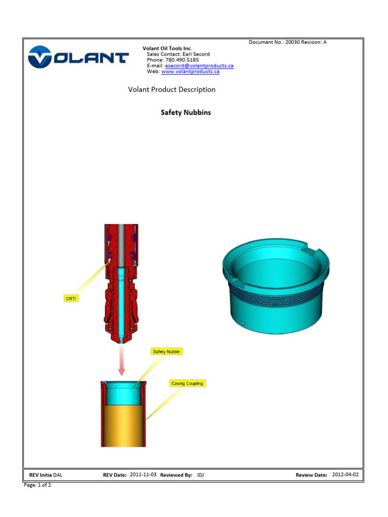 20030A-Safety Nubbin Product Sheet | PDF