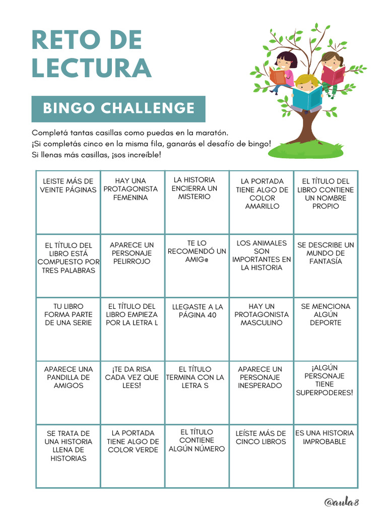 Bingo Literario para Niños | PDF