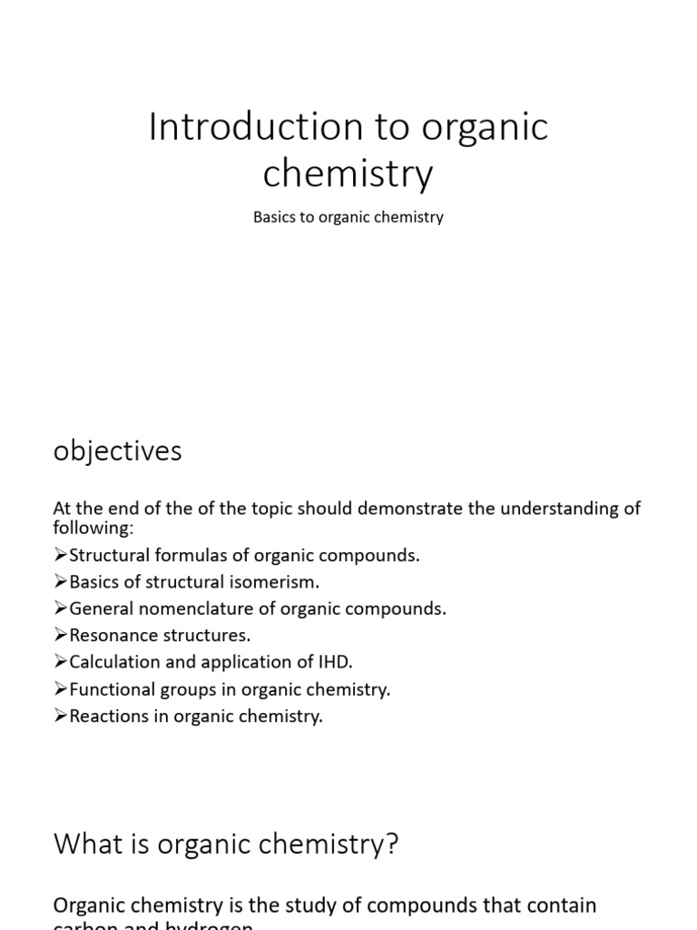 Bmch120 Introduction To Organic Chemistry | PDF | Chemical Reactions ...