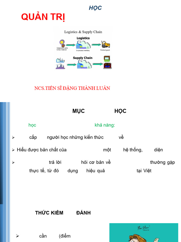Chapter 1 Tổng Quan Về Logistics Và CCU | PDF