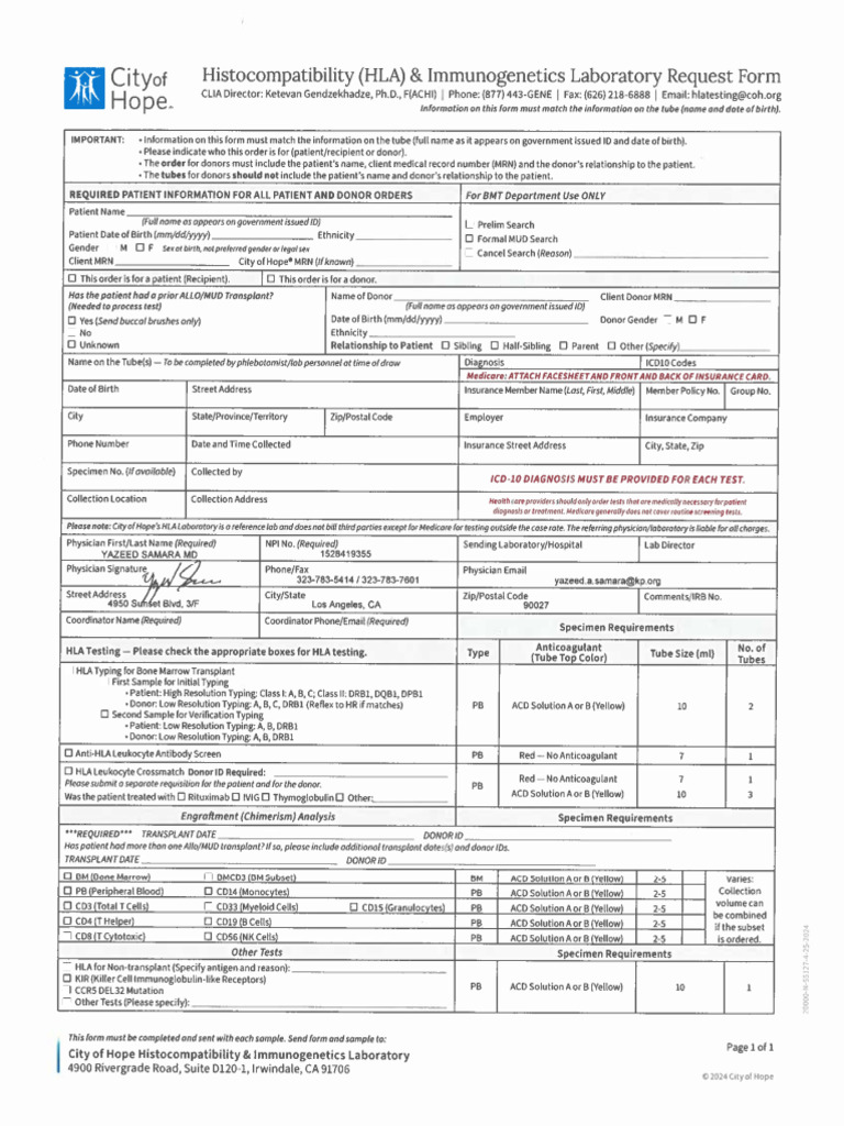 Pena- HLA Sister | PDF