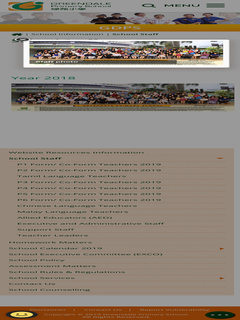 Greendale Primary School Staff Directory | PDF