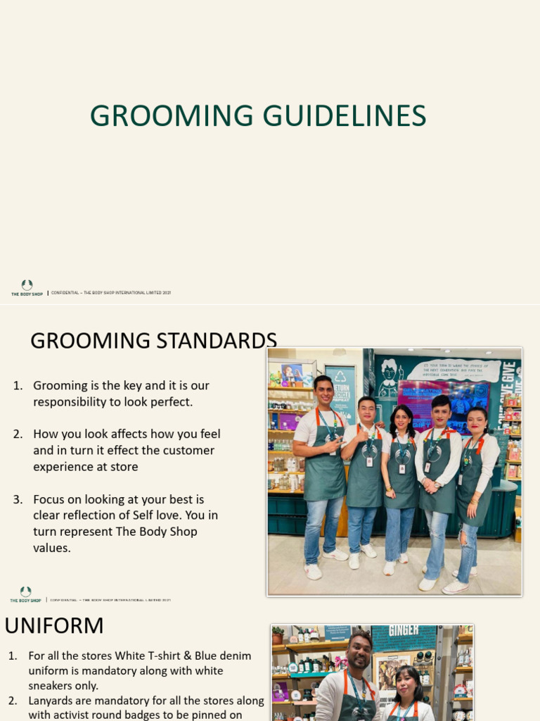 Grooming Guidelines 2024 | PDF | Bracelet | Clothing