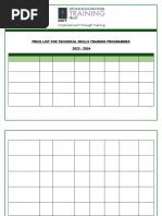 NATTB Trade Test Schedule 2025 | PDF | Secondary Sector Of The Economy ...
