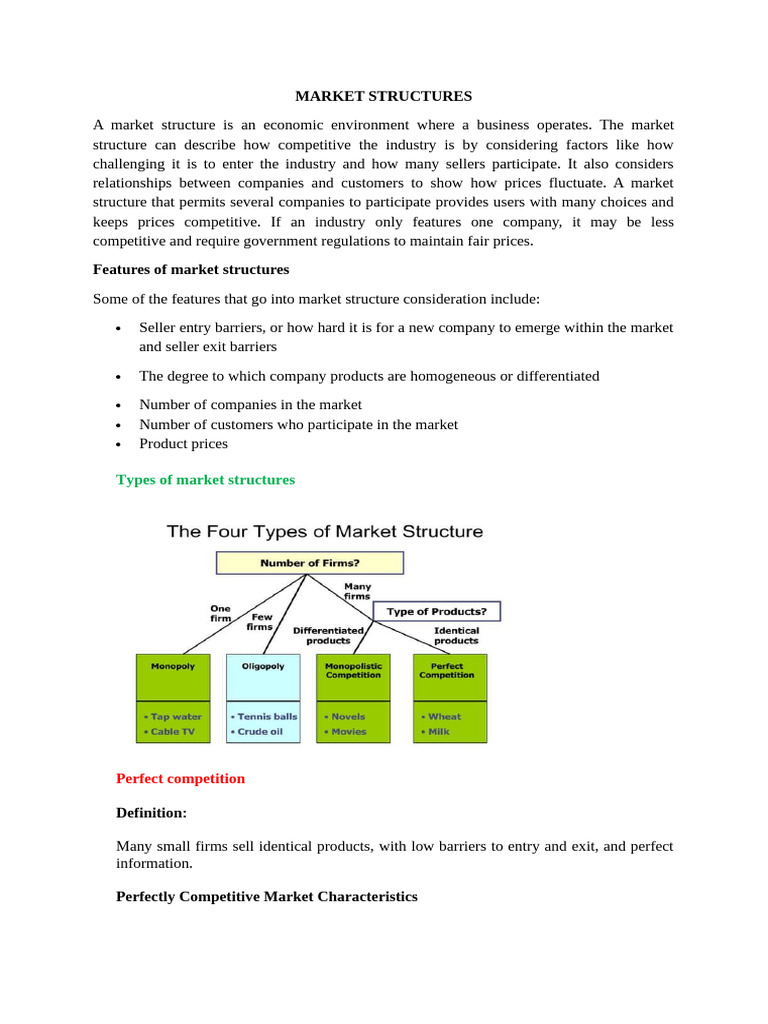 Understanding Market Structures | PDF | Monopoly | Profit (Economics)