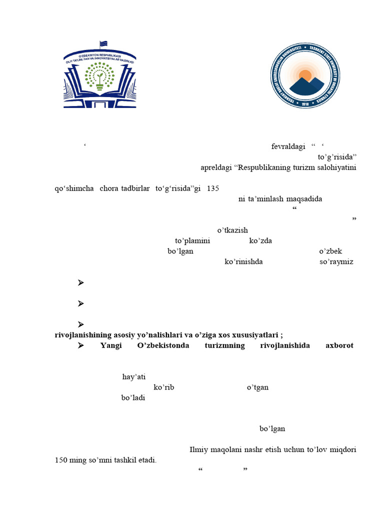 Axborot Xati 2023 Konferensiya | PDF