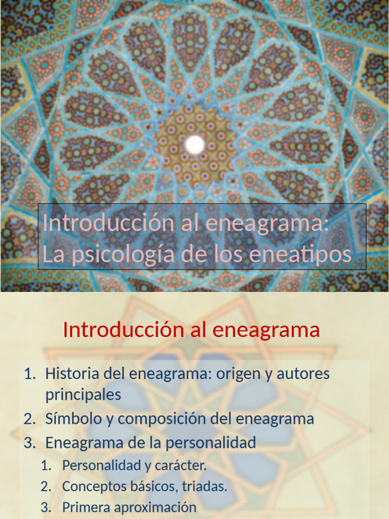 Clase Eneagrama | PDF | Eneagrama de la personalidad | Placer
