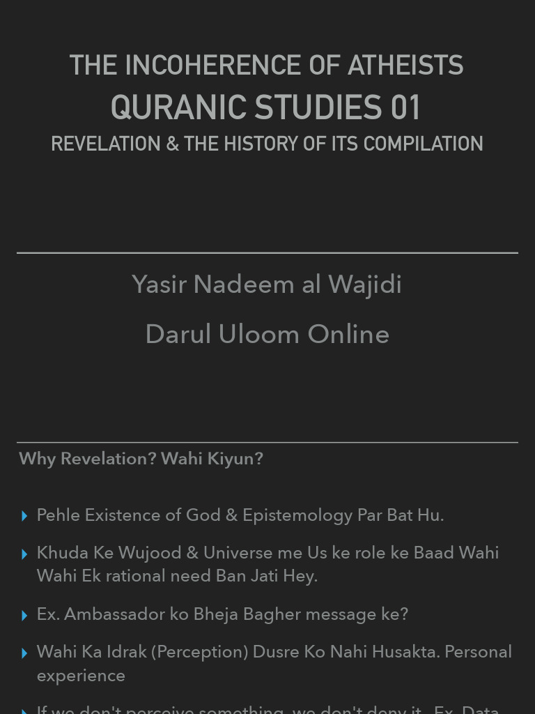 Quranic Studies 01 PDF | PDF | Islamic Texts | Quran