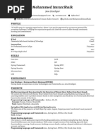 Java Spring Boot Resume Example | PDF | Software Development | Cloud ...